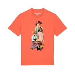 Watapparel Shirt 'Fancy Fox' male Orange size XXL