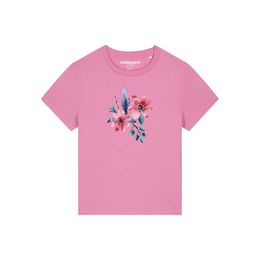 Watapparel Shirt 'Blume in Wasserfarbe 02' female Pink size S
