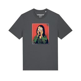 Watapparel Shirt ' Mona Lisa Scream ' male Grey size S
