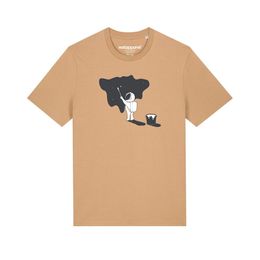 Watapparel Shirt 'Painting space' male Beige size M