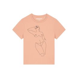 Watapparel Shirt ' Eine Frau ' female Orange size XS