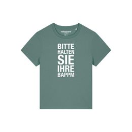 Watapparel Shirt ' Bitte Halten Sie Ihre Bappm ' female Green size XS