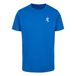 Mister Tee T-Shirt 'A S Club' Herren Größe L blau / grün / dunkelorange / weiß