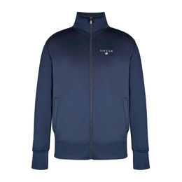 SikSilk Sweatjacke 'Essentials Poly' Herren Gr&ouml;&szlig;e XS navy / wei&szlig;