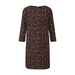 comma, COMMA Kleid Damen Größe 40 beige / schwarz Winterkleid