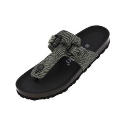 Palado Pantolette 'Kos' Damen Größe 37 khaki / schwarz
