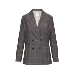 s.Oliver BLACK LABEL Blazer Damen Größe 34 dunkelgrau / pfirsich / lachs