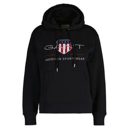 Gant Sweatshirt female Black size XXL
