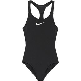 Nike Swim Sportbadeanzug Mädchen Größe 128/138 schwarz / weiß