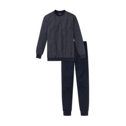 Schiesser Long Pajamas male Blue size 54