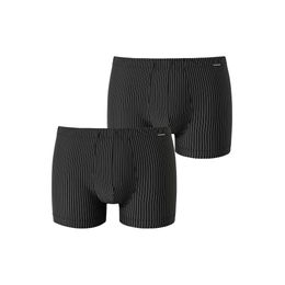 Schiesser Boxershorts 'Pure Micro' Herren Gr&ouml;&szlig;e XL schwarz / wei&szlig;