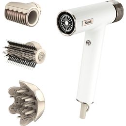 Multihaarstyler SHARK "SpeedStyle HD334EU" weiß 3 Aufsätze zum Glätten und Wellen der Haare