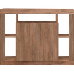 Sideboard Inosign "Rimini" Sideboards Gr. B/H/T: 134 cm x 102 cm x 42 cm, braun (mercure nb holzstruktur) Breite 134 cm