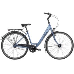 Cityrad SIGN Fahrräder Gr. 48 cm, 28 Zoll (71,12 cm), blau (hellblau) für Damen und Herren