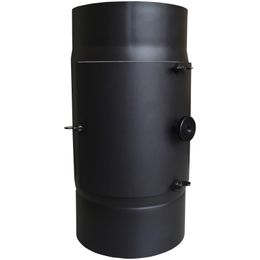 Ofenrohr KLEINING "KaminFILTERKat", schwarz, B:16cm H:30cm L:18,5cm, Stahl, Rohre, Reduzierung von Staub und Kohlenmonoxid