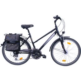 Trekkingrad Performance Fahrräder Gr. 48cm, 28 Zoll (71,12cm), schwarz für Damen, Kettenschaltung