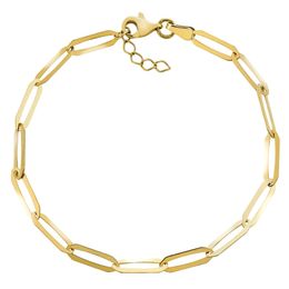 Armband Vivance "375/- Gelbgold glanz Ankerkette", gelb, Armbänder, Damen, 19cm, Gold, glänzend