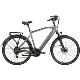 E-Bike Adore "CV-190" E-Bikes Gr. 53 cm, 28 Zoll (71,12 cm), grau (anthrazit matt) Pedelec, Elektrofahrrad für Damen u. Herren, Cityrad