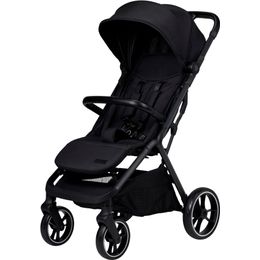 Kinder-Buggy MOON "ZAC" schwarz (onyx) Baby Kinderwagen inkl. Tragetasche und Regenschutz