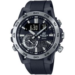 Smartwatch CASIO EDIFICE "ECB-40P-1AEF" Smartwatches schwarz Armbanduhr, Herrenuhr, Bluetooth, Stoppfunktion, Weltzeit, digital