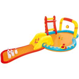 Planschbecken Bestway "Wasserspielcenter Kleiner Champion" Gr. B/H/L: 213cm x 117cm x 435cm, bunt BxLxH: 213x435x117 cm