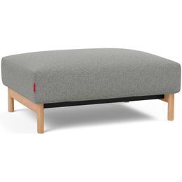 Polsterhocker INNOVATION LIVING ™ Hocker Gr. B/H/T: 100cm x 41cm x 75cm, grau (ash grey) komfortabler Hocker, variabel einsetzbar