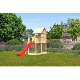 Spielturm Konifera "Finni" Spieltürme beige (natur) Kinder BxTxH: 107x202x291 cm