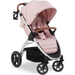 Kinder-Buggy hauck "Uptown" rosa (melange rose) Baby Kinderwagen mit schwenk- und feststellbaren Vorderrädern;