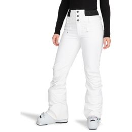 Snowboardhose Roxy "Rising High Skinny" Gr. XL, weiß (bright white) Damen Hosen