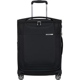 Weichgepäck-Trolley Samsonite "D'LITE 55" Gr. B/H/T: 40 cm x 55 cm x 22 cm 39 l, schwarz (black) Koffer Handgepäck-Koffer Reisekoffer TSA-Zahlenschloss im klassischen Design