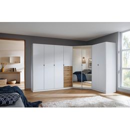 Schrank-Set Rauch "Ontario" Kastenmöbel-Sets Gr. B/H/T: 298cm x 197cm x 195cm, Alle Elemente können einzeln gestellt werden, weiß (weiß/eiche artisan)