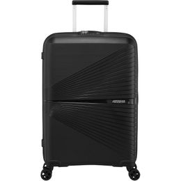 Hartschalen-Trolley American Tourister "AIRCONIC 67" Gr. B/H/T: 45 cm x 67 cm x 26 cm 67 l, schwarz (onyx black) Koffer Reisekoffer Aufgabegepäck für Flugreisen TSA-Zahlenschloss