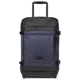 Reisetasche Eastpak "TRANVERZ S" Gr. B/H/T: 33 cm x 51 cm x 25 cm, blau Taschen mit 2 Rollen, enthält recyceltes Material (Global Recycled Standard)