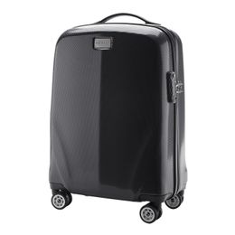 Handgepäck-Trolley Wittchen "PC Ultra Light" Gr. 32 l, schwarz (black) Koffer vier Lenkrollen, Hartschale, mit ausziehbarem Griff, TSA-Schloss