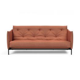 3-Sitzer INNOVATION LIVING &trade; "Junus innovativ und bequem, Schlafsofa", braun (rost), B:224cm H:92cm T:110cm, Sofas, mit schmalen Armlehnen, tolle Verstellm&ouml;glichkeiten, Designschlafsofa