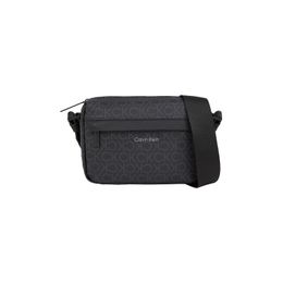 Umhängetasche Calvin Klein "CK MUST CAMERA BAG MONO" Gr. B/H/T: 21 cm x 15 cm x 5 cm, schwarz (classic mono black) Damen Taschen Schultertasche Herrentasche Handtasche