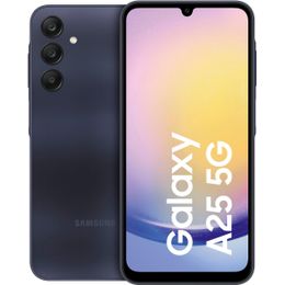 Samsung Smartphone "Galaxy A25 5G" Mobiltelefone Gr. 128 GB, blau (blau schwarz) Bestseller