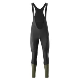 Fahrradhose Gonso "Essential Bib Tight Softshell No Pad M" Gr. XXL, Normalgrößen, grün (olivgrün) Herren Hosen Radhose ohne Sitzpolster