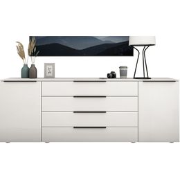 borchardt Möbel Sideboard BORCHARDT MÖBEL "Tom", weiß (weiß matt), B:200cm H:72cm T:35cm, Spanplatte, Sideboards, Breite 200 cm