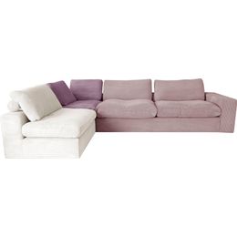 Ecksofa Alina "Sandy", bunt (gct 11, gct 18, gct 8), B:276cm T:226cm, Cord GCT (92% Polyester, 8% Nylon), Sofas, Ecksofa, mit losen Sitz und R&uuml;ckenkissen, in modernem Cordstoff