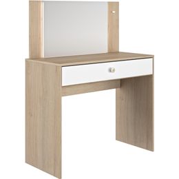 Schminktisch GAMI "MAKE UP" Tische Gr. B/H/T: 94 cm x 121 cm x 44 cm, braun (kastanie natur nachbildung, kastanie nachbildung) Kinder Eleganter und praktischer Schminktisch mit einem Schubfach