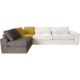 Ecksofa Alina "Sandy", bunt (gct 149, gct 95, gct 11), B:276cm T:226cm, Cord GCT (92% Polyester, 8% Nylon), Sofas, Ecksofa, mit losen Sitz und R&uuml;ckenkissen, in modernem Cordstoff