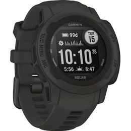 Smartwatch Garmin "INSTINCT 2S SOLAR" Smartwatches grau (schiefergrau)