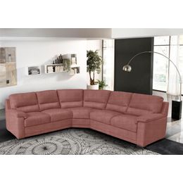Ecksofa Egoitaliano "Doris, modernes Designerecksofa in hochwertigen Microfaserqualit&auml;ten", braun (cedar wood), B:266cm H:90cm T:246cm, Luxus-Mikrofaser BLUSH (100% Polyester) ist ein innovatives Mikrofasergewebe mit wasser- und fleckenabweisenden Eigenschaften. Sie verhindert das Eindringen von Fl&uuml;ssigkeiten und &Ouml;len in das Textilgewebe. Mit einer neutralen Seifenl&ouml;sung k&ouml;nnen Flecken von Kaffee,