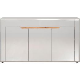 Sideboard Inosign "Graz" Sideboards Gr. B/H/T: 150 cm x 84 cm x 39 cm, 2 St., weiß (weiß hochglanz) Maße aufgebaut (BTH in cm): 1503984 - Hochglanz Front