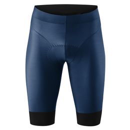 Fahrradhose Gonso "SQlab GO M", Herren, Gr. 3XL, Normalgr&ouml;&szlig;en, blau (dunkelblau), 80% Polyamid. 20% Elastan, Hosen Fahrradhose, Herren Radhose mit Sitzpolster, kurze moderne Radlerhose, Tight Fit