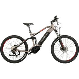 E-Bike Totem "Carry Pro" E-Bikes Gr. 51 cm, 27,5 Zoll (69,85 cm), grau (grau, schwarz)