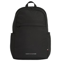 Rucksack Tommy Hilfiger "Men TH ELEMENT BACKPACK Backpack" Gr. B/H/T: 30 cm x 45 cm x 15 cm, schwarz (black) Damen Rucksäcke Freizeitrucksack, Freizeitbag, Schulrucksack mit Logoschriftzug