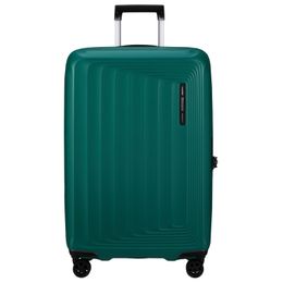 Hartschalen-Trolley Samsonite "NUON 69" Gr. B/H/T: 45 cm x 69 cm x 28 cm 79 l, grün (pine green) Koffer Reisekoffer Aufgabegepäck für Flugreisen TSA-Zahlenschloss