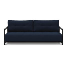 Schlafsofa INNOVATION LIVING &trade; "Bifrost hochwertige Schlaffunktion, extrabreite Liegefl&auml;che", blau, B:209cm H:83cm T:117cm, 100% Polyester, Sofas, Schlafsofa, Einzel- und Doppelbett, bequem und komfortabel